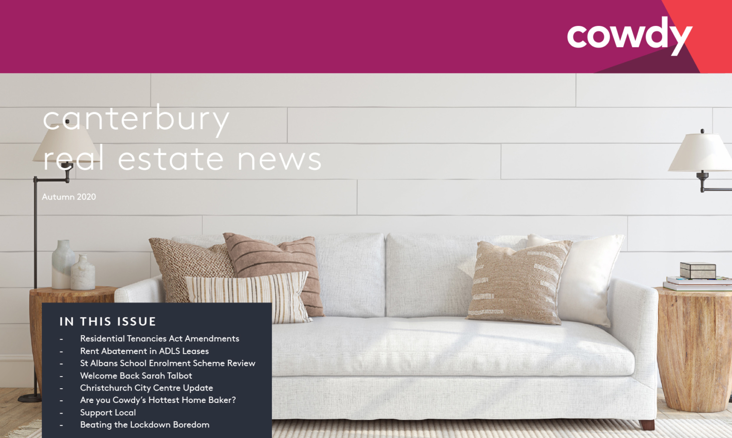 Autumn Newsletter 2020 | Cowdy Real Estate